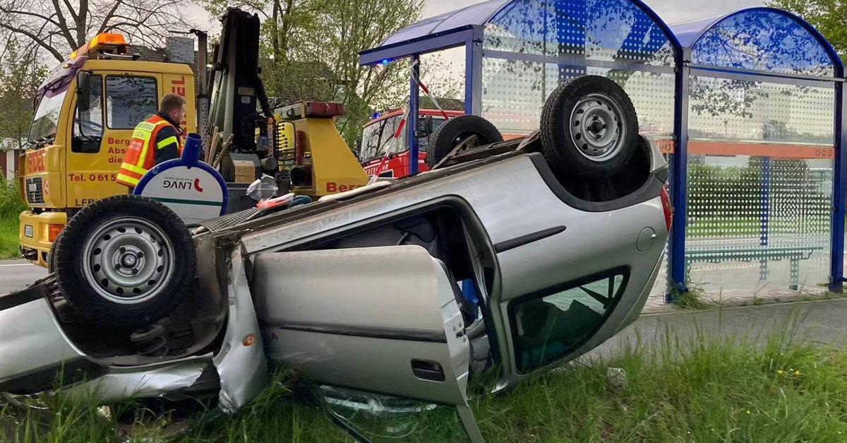 Zwei Verletzte bei Unfall in Crumstadt Zwei Verletzte bei Unfall in Crumstadt